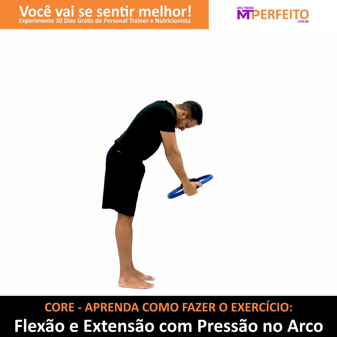 Flexão e Extensão com Pressão no Arco - Meu Treino Perfeito