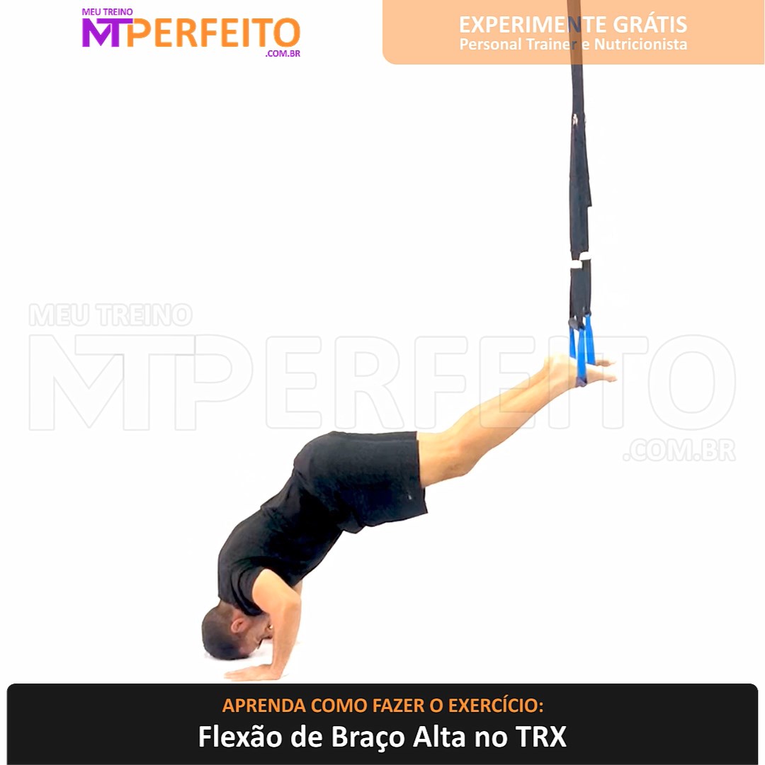 Flexão de Braço Alta no TRX - Meu Treino Perfeito