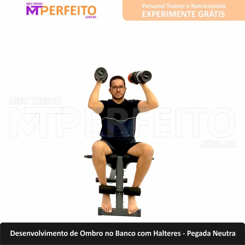 Desenvolvimento de Ombro no Banco com Halteres - Pegada Neutra - Meu ...