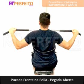 Puxada Frente na Polia - Pegada Aberta - Meu Treino Perfeito